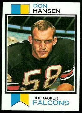 1973 Topps Don Hansen - Vintage Football Card of the Day